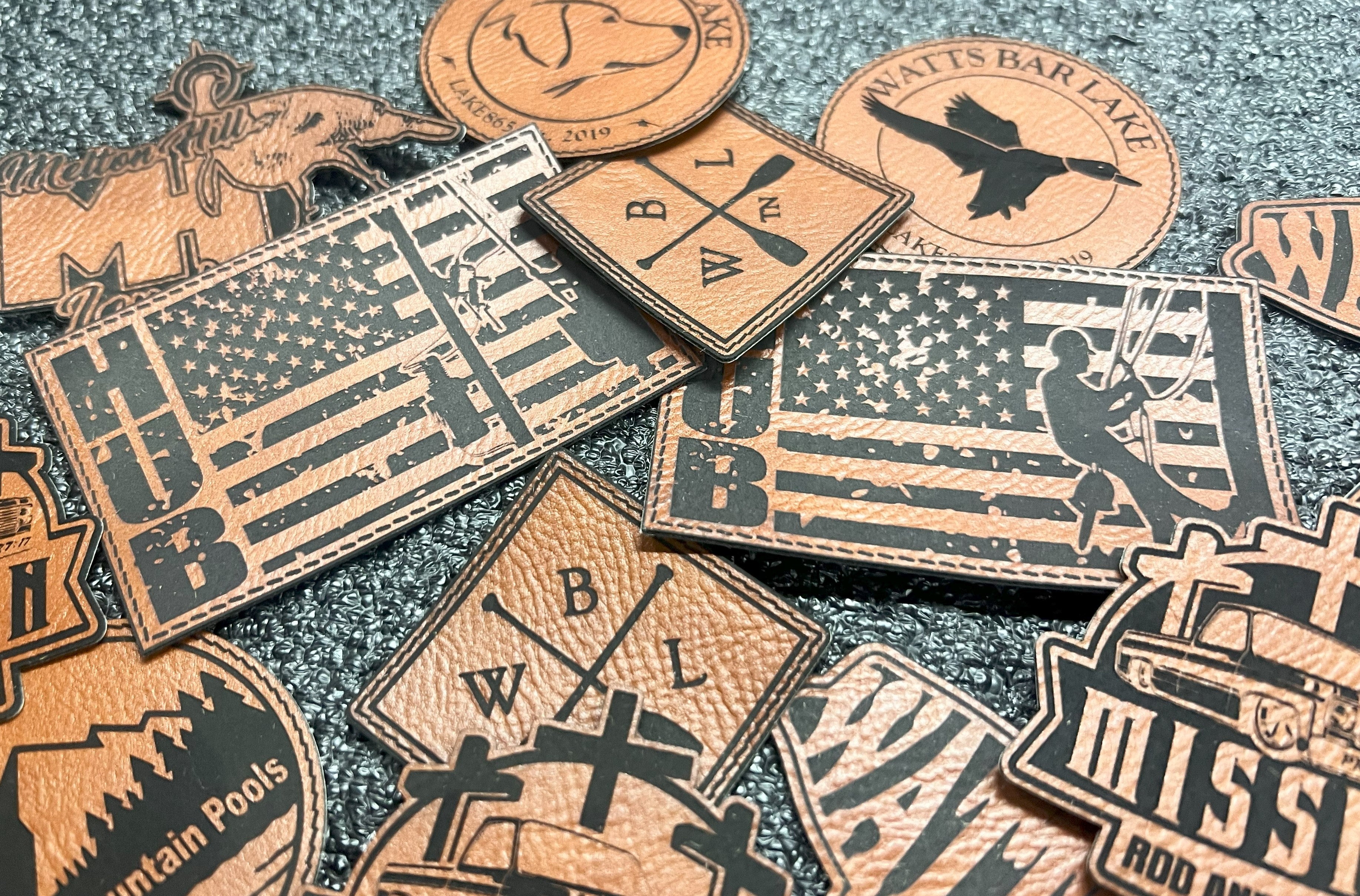 Custom Leather Patch Trucker Hats Design your Own | Lake865